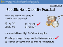 GCSE Physics: Specific Heat Capacity Practical | Teaching Resources