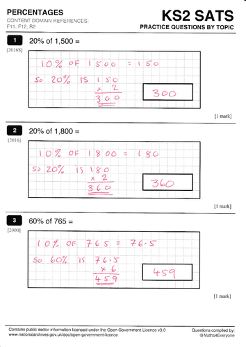 Maths SATs Bundle (Fractions, Decimals and Percentages) | Teaching ... Maths SATs Bundle (Fractions, Decimals and Percentages) | Teaching ...