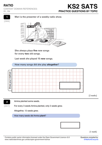 Maths SATs Bundle (Ratio) | Teaching Resources Maths SATs Bundle (Ratio) | Teaching Resources