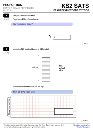 Maths SATs Bundle (Ratio) | Teaching Resources Maths SATs Bundle (Ratio) | Teaching Resources