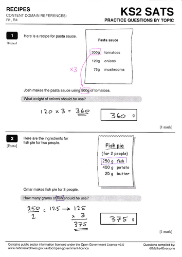 Maths SATs Bundle (Ratio) | Teaching Resources Maths SATs Bundle (Ratio) | Teaching Resources