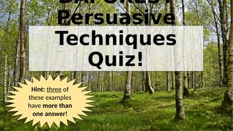 Interactive Persuasive Devices Quiz (using DAFOREST techniques ...