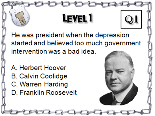 Great Depression: Escape Room - Social Studies | Teaching Resources