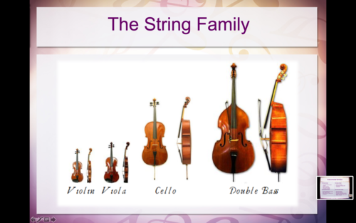 Instruments of the orchestra (22 slides including information, images ...