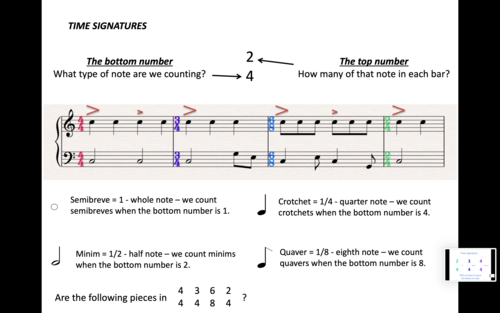 Music Theory (41 slides, including information and interactive ...