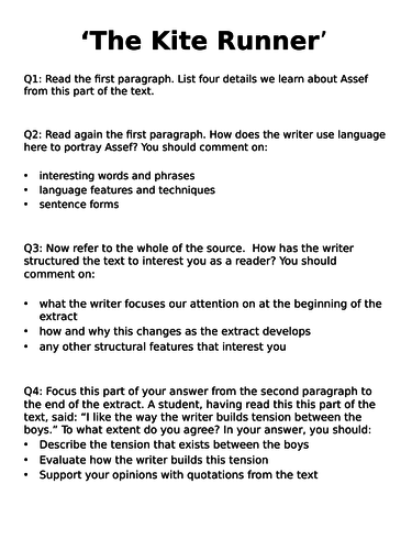 AQA GCSE Language Papers: Walk Through | Teaching Resources