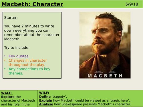 Macbeth Revision Bundle | Teaching Resources