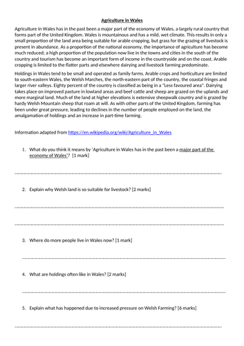 'A Peasant' by R. S. Thomas 3 lessons for WJEC GCSE English Literature ...