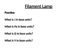 Filament Lamp Voltage Current Graph | Teaching Resources