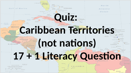 Caribbean Territories Flag Quiz - Geography & Tutor Activity - Wolsey ...