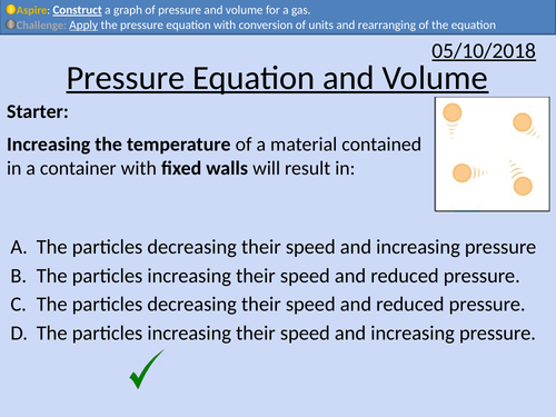 GCSE Physics: Pressure and Surface Area | Teaching Resources