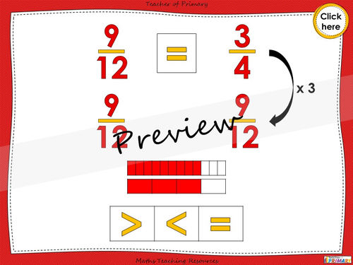 Comparing and Ordering Fractions - Year 5 | Teaching Resources