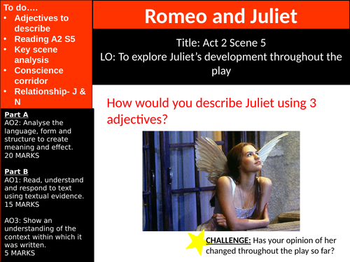 Romeo and Juliet- Full Unit of Work | Teaching Resources