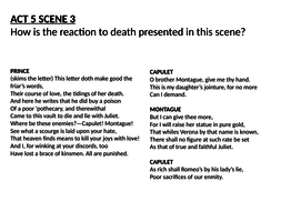 Romeo and Juliet- Full Unit of Work | Teaching Resources