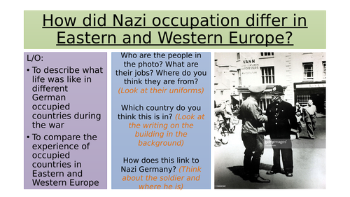 Nazi occupation in Poland and the Netherlands | Teaching Resources