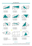 3D Trigonometry | Teaching Resources