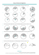 Areas of Sectors and Segments | Teaching Resources