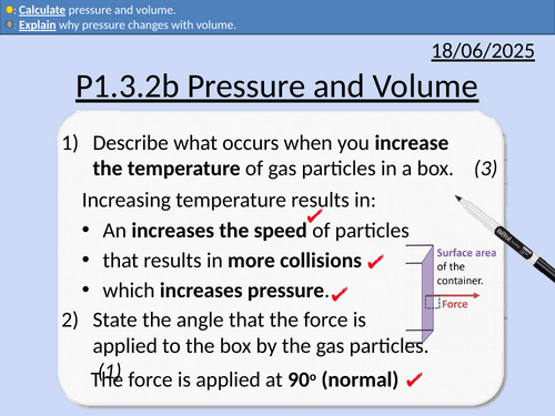 GCSE OCR Physics: P1 Matter Full scheme | Teaching Resources