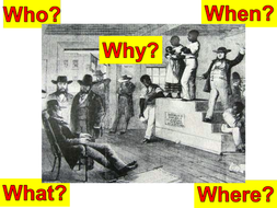 Slave Auction Lesson | Teaching Resources
