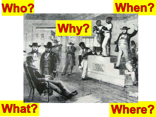 Slave Auction Lesson | Teaching Resources
