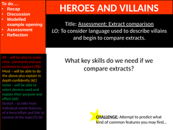 Heroes and Villains | Teaching Resources