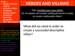 Heroes and Villains | Teaching Resources
