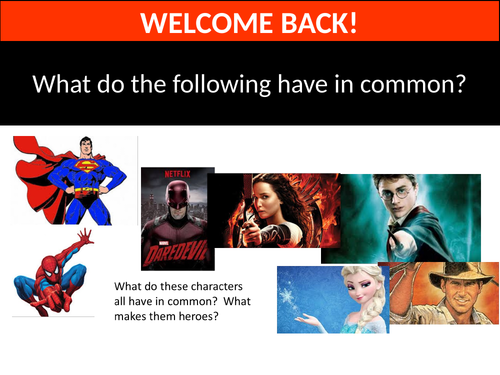 Heroes and Villains | Teaching Resources