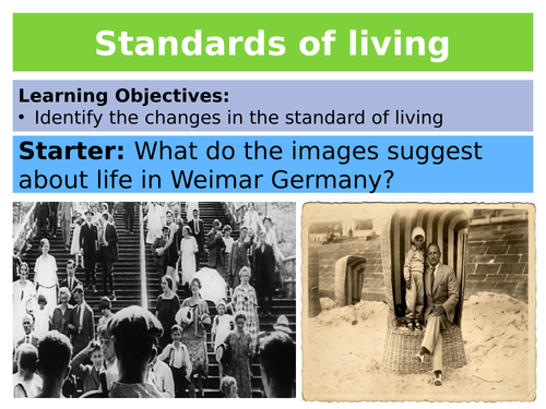 GCSE 9-1 Edexcel Key Topic 1: The Weimar Republic, 1918 - 29 | Teaching ...