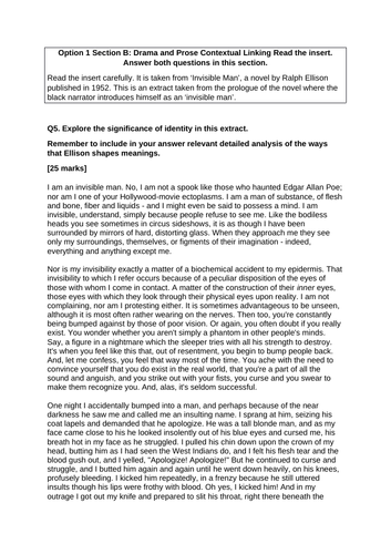 AQA Unseen Prose: Texts in Shared Contexts | Teaching Resources