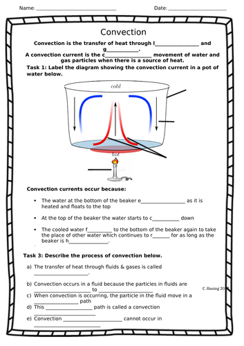 Convection Currents Worksheet 8th Grade Convection Currents Worksheet 8th Grade