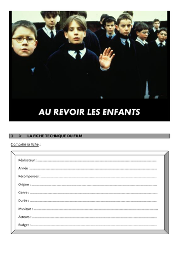French cinema: Au Revoir les Enfants + Les Choristes + Les Visiteurs ...