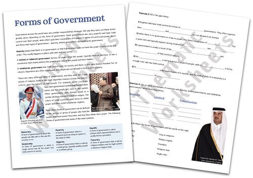 Forms of Government | Teaching Resources