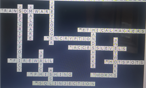 Computer Security Crossword | Teaching Resources