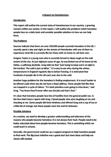 Eduqas - Teaching how to write a report for the transactional writing ...