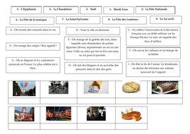 KS3 / GCSE French - Festivals / Bank holidays and special occasions ...