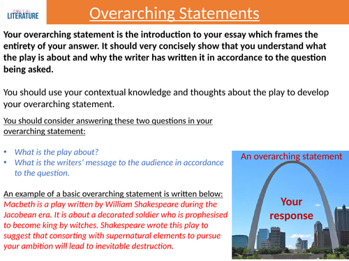 GCSE Literature Plan & Write Essay Guide | Teaching Resources