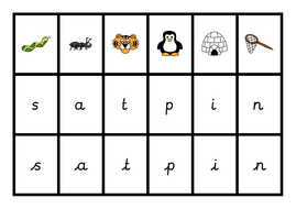 SATPIN board games; EYFS, Phase 2 phonics, Initial sounds, turn taking ...