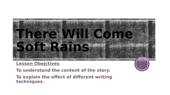 There Will Come Soft Rains - Ray Bradbury | Teaching Resources