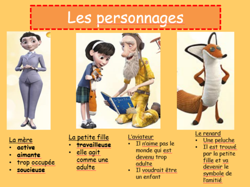 Film Le Petit Prince (KS3) | Teaching Resources