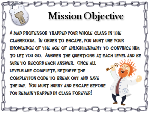 The Age of Enlightenment: Escape Room - Social Studies | Teaching Resources