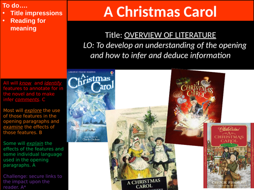 A Christmas Carol FULL unit of lessons | Teaching Resources