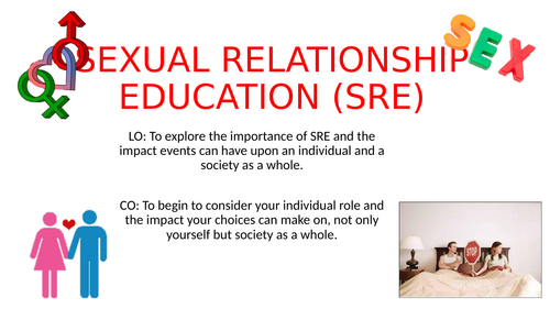 Pshe Sexual Relationship Education Sre Teaching Resources