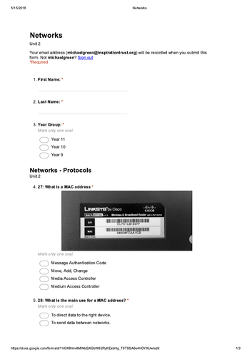 New Specification - Computer Science Unit 2 | Teaching Resources