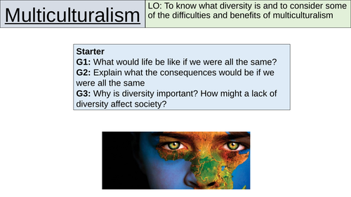 Multiculturalism - PSHE KS3 | Teaching Resources