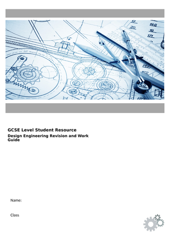 OCR National Award - Design Engineering Revision Guide | Teaching Resources