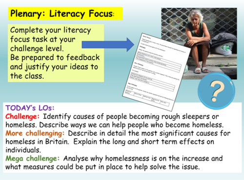 Homelessness - Being Homeless PSHE | Teaching Resources