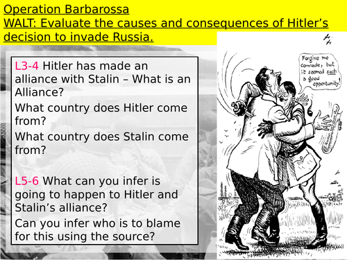 KS3 Operation Barbarossa (WW2) | Teaching Resources