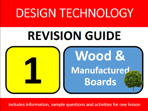 20 x 1 hour GCSE Design Technology Resistant Materials Revision Lessons ...