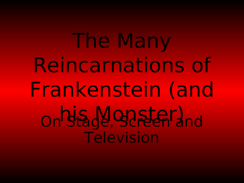 Gothic Literature: Frankenstein, The Black Cat... lots of lessons! Incl ...