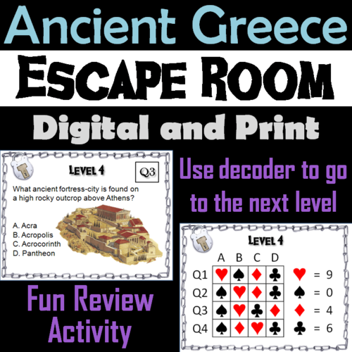 Ancient Civilizations Escape Room Social Studies: Expanded Bundle ...